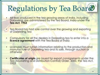 Darjeeling tea- a study | PPTX