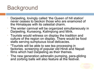 Darjeeling tea & tourism festival | PPT