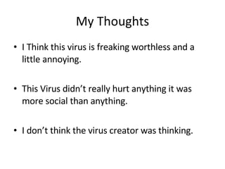 Dark Avenger Virus | PPT