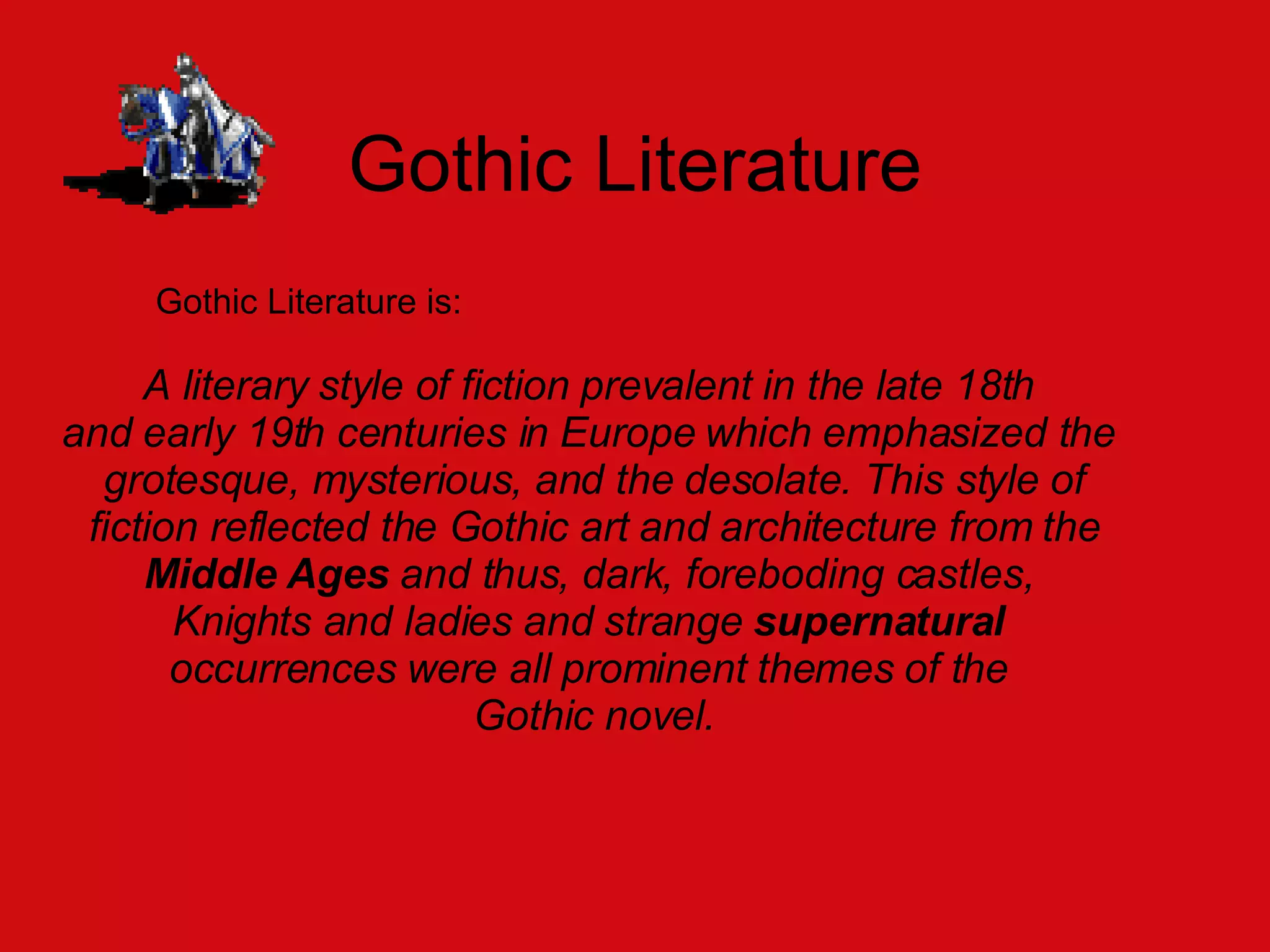 Dark Romanticism And Poe | PPT