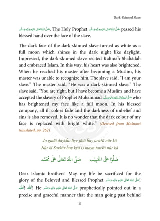 Islamic Book in English: Dark skinned slave | PDF