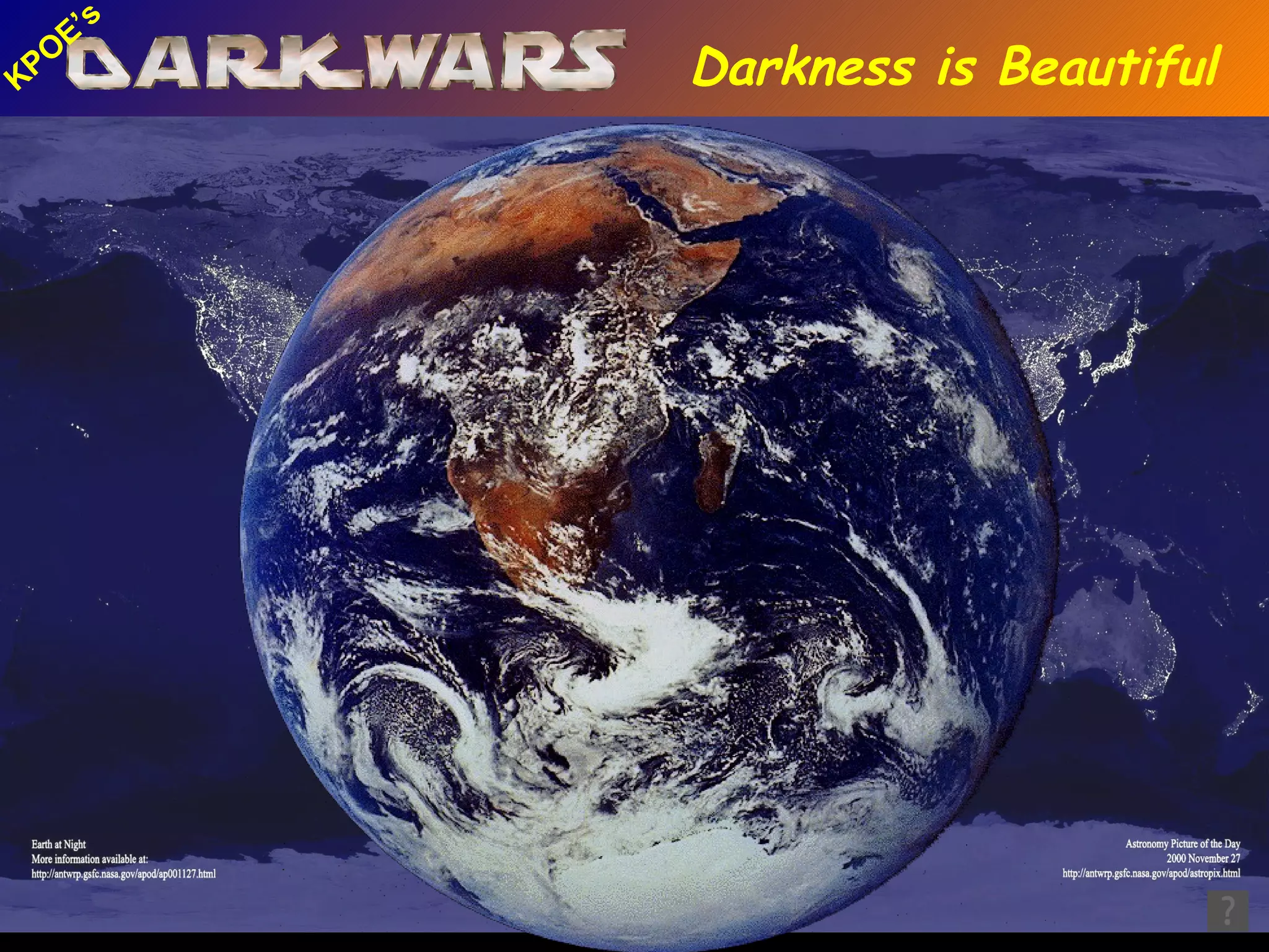 Dark Wars Tourism Part2 | PPT