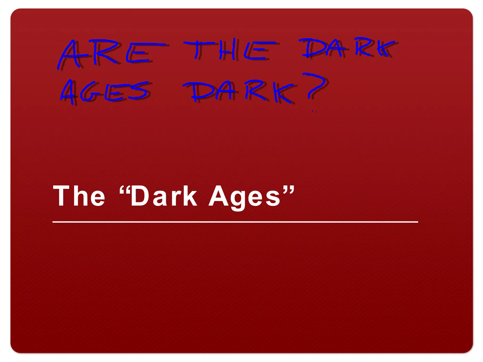 Dark ages | PPT