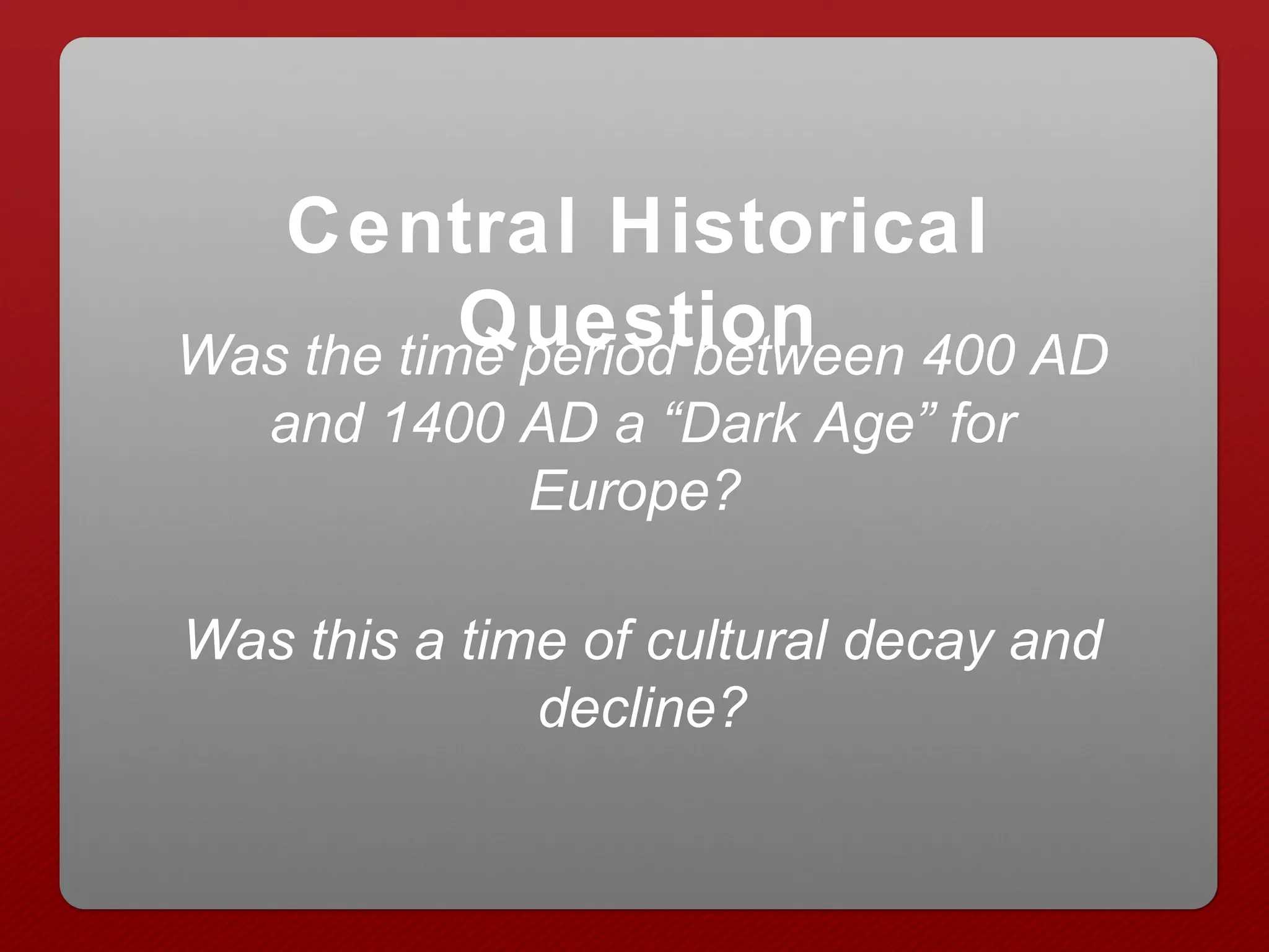 Dark ages | PPT