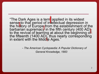 Dark ages | PPT