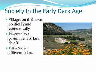 Dark ages of ancient greece | PPTX