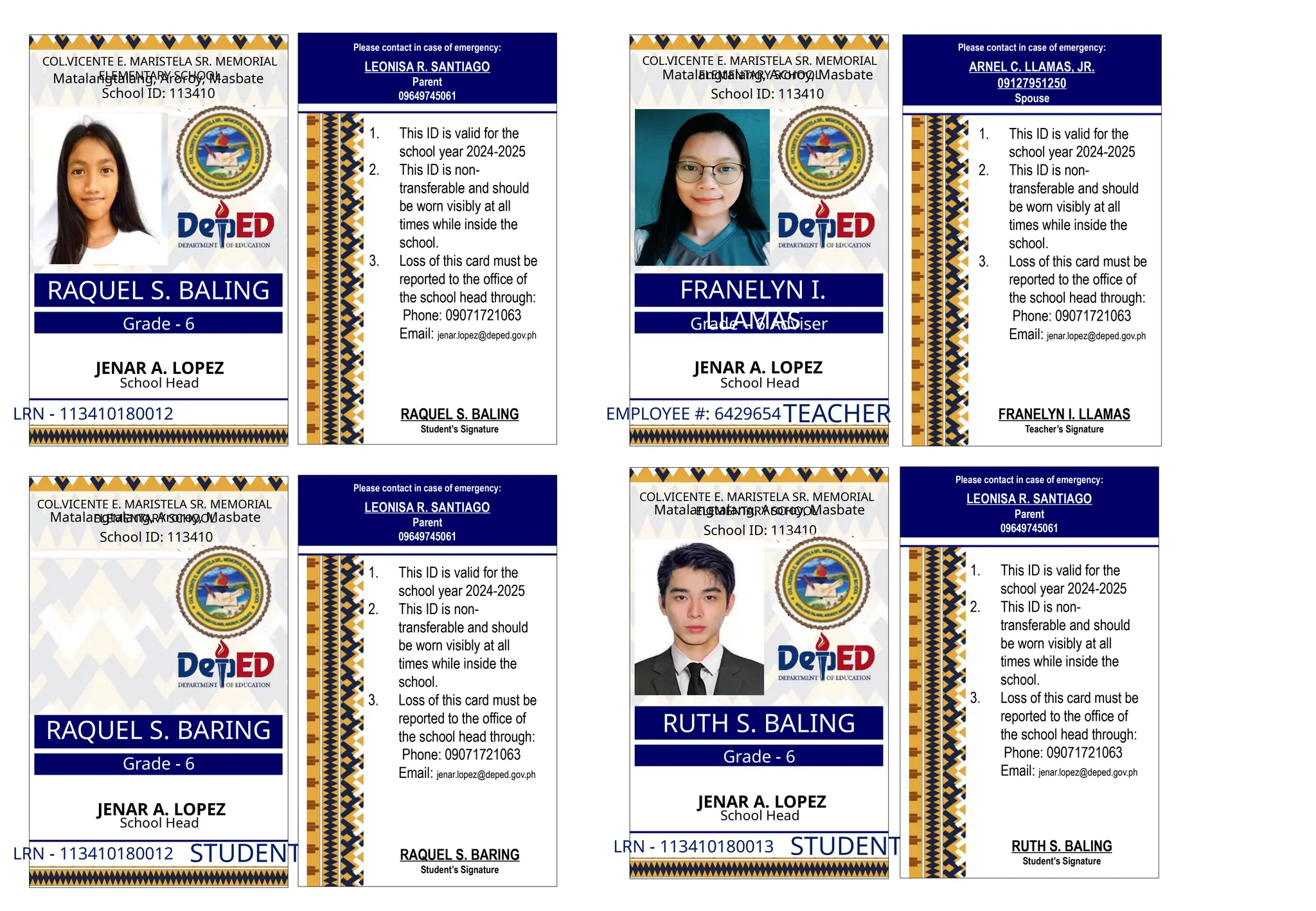 IDENTIFICATION CARD FOR STUDENTS AND TEACHERS | PPTX