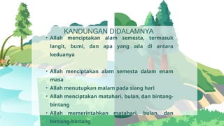 Alam semesta sebagai tanda kekuasaan Allah.pptx