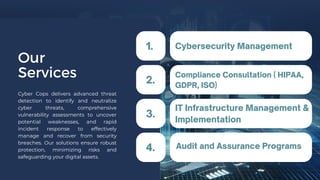IT infrastructure management services | Cyber Cops | PPT