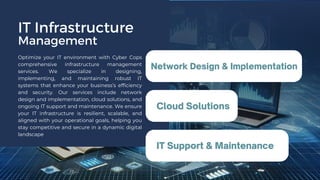 IT infrastructure management services | Cyber Cops | PPT