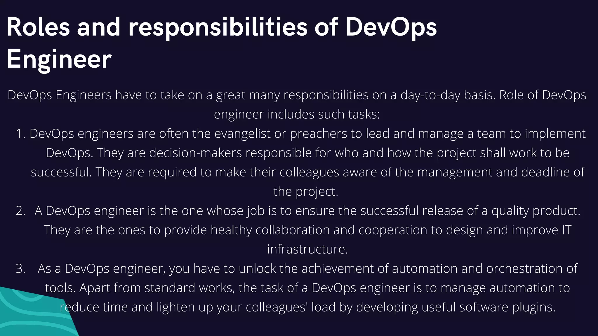 Devops Engineer Career Path Job Scope And Certifications Ppt