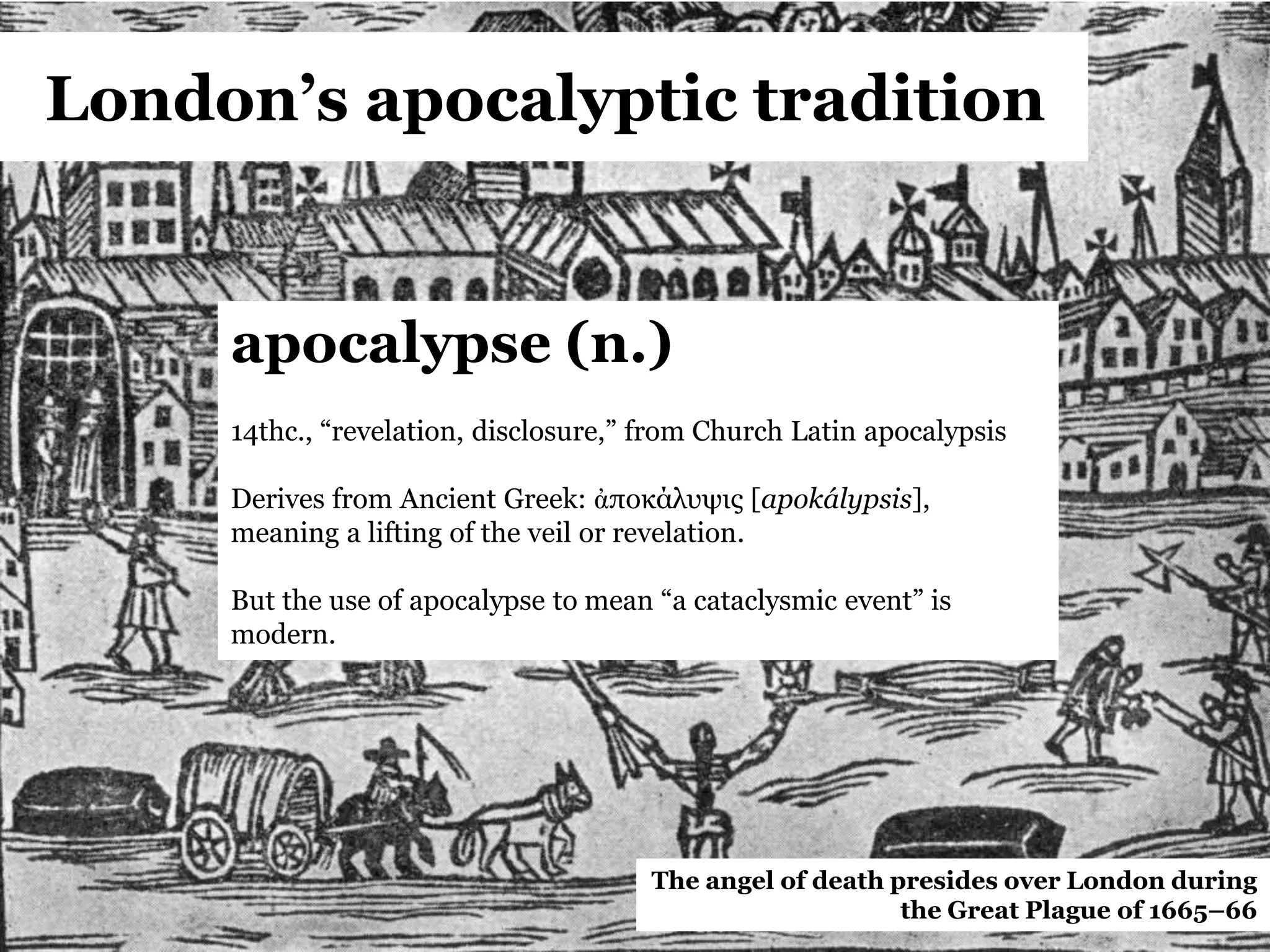 Dark City: London after the Apocalyse | PPTX