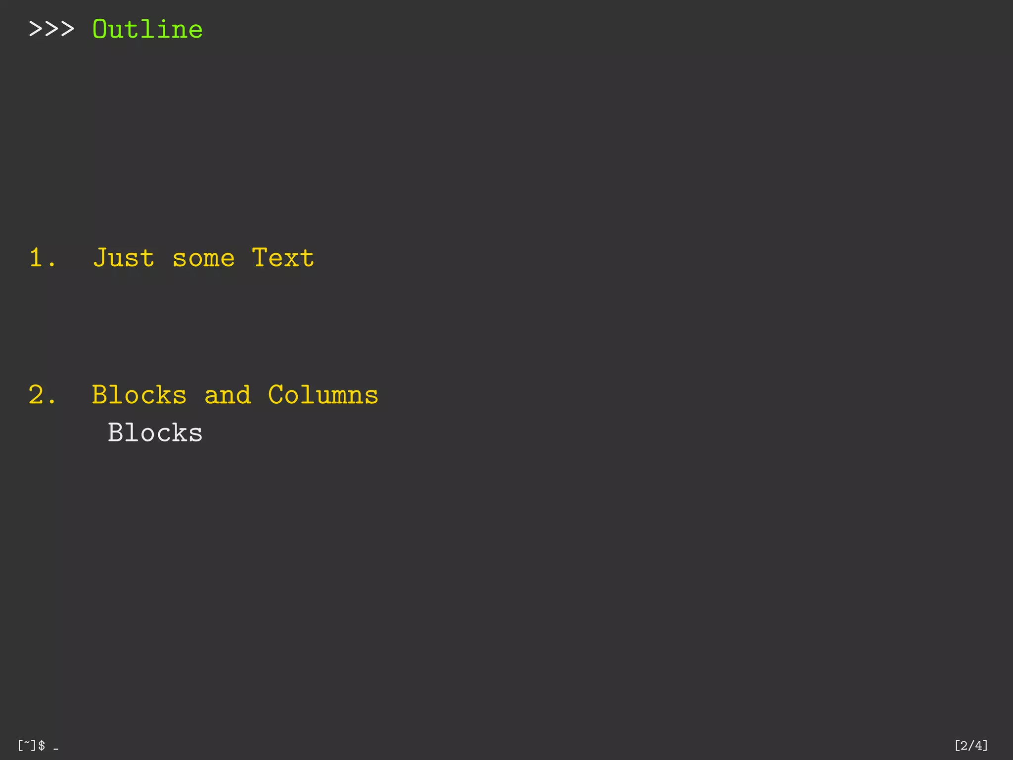 Darkconsole Beamer | PDF