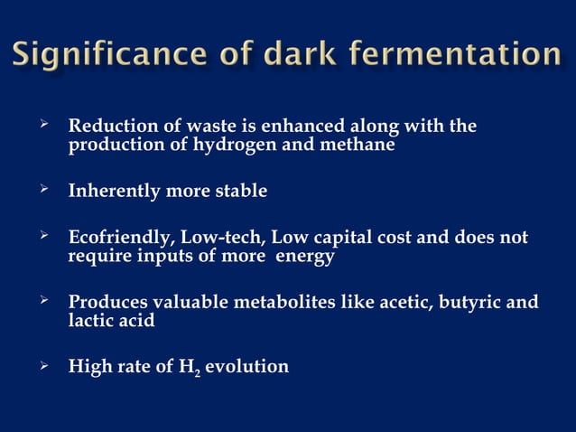 Dark fermentation | PPT