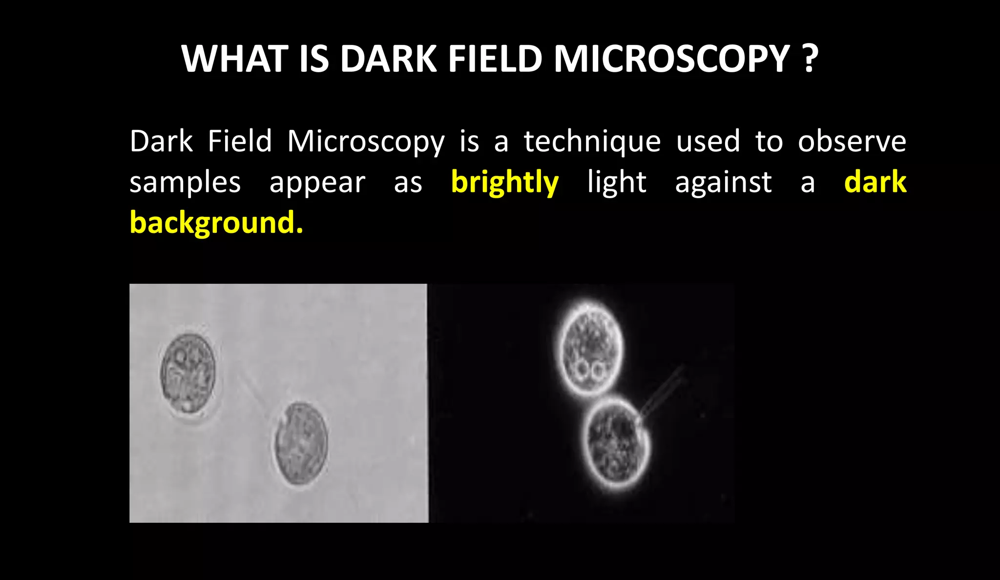 Dark field and Phase Contrast Microscope | PPTX