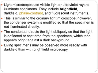 Dark field microscope | PPTX