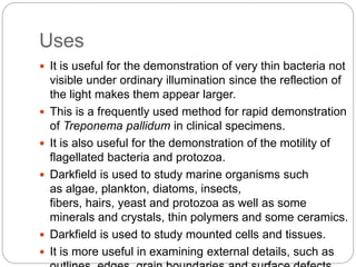 Dark field microscope | PPTX