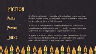 Literary Genres | PPTX