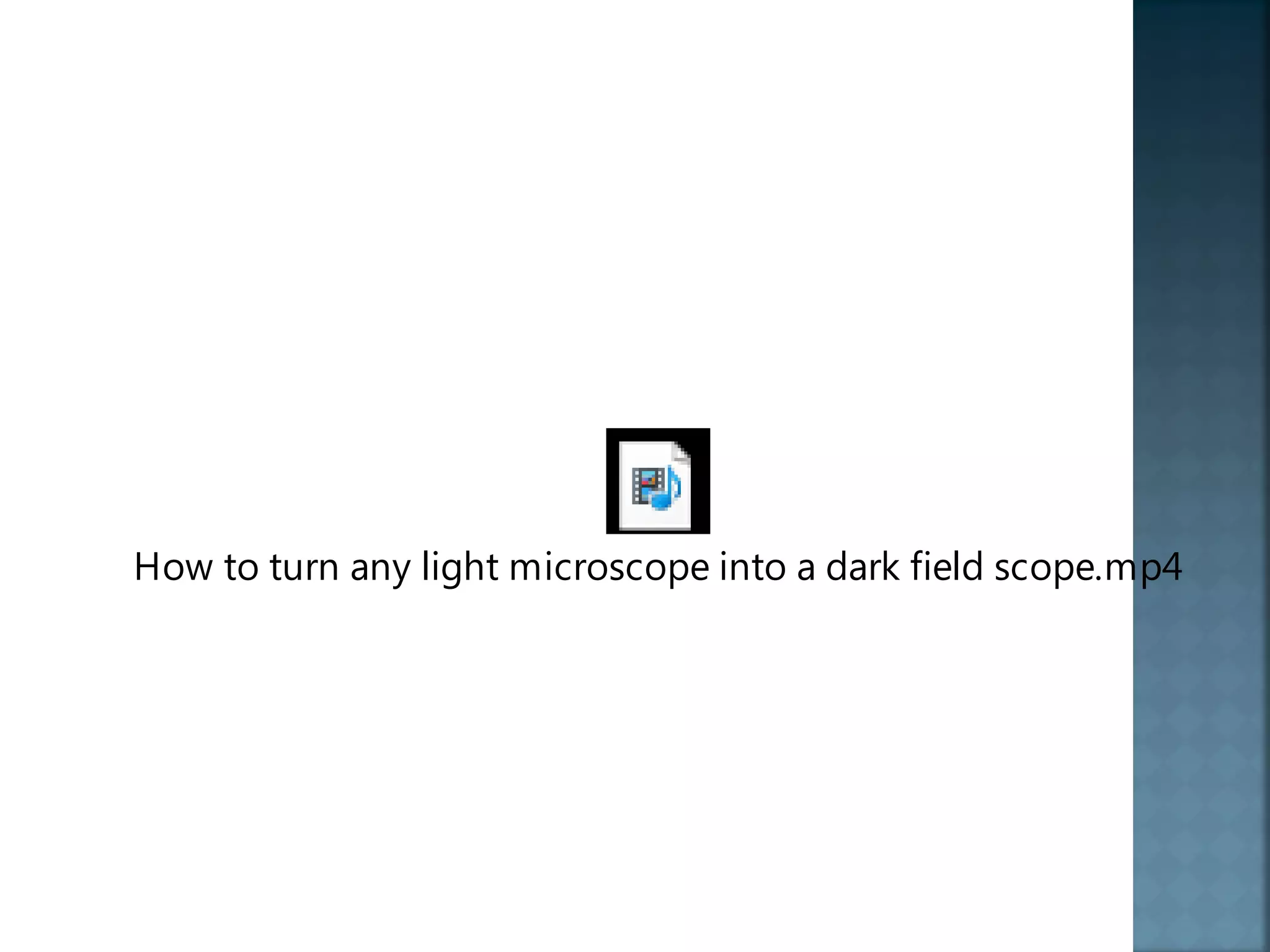 Dark ground microscopy | PPT