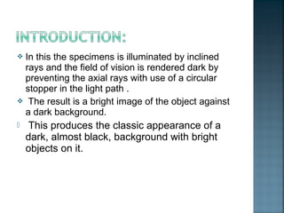 Dark ground microscopy | PPT
