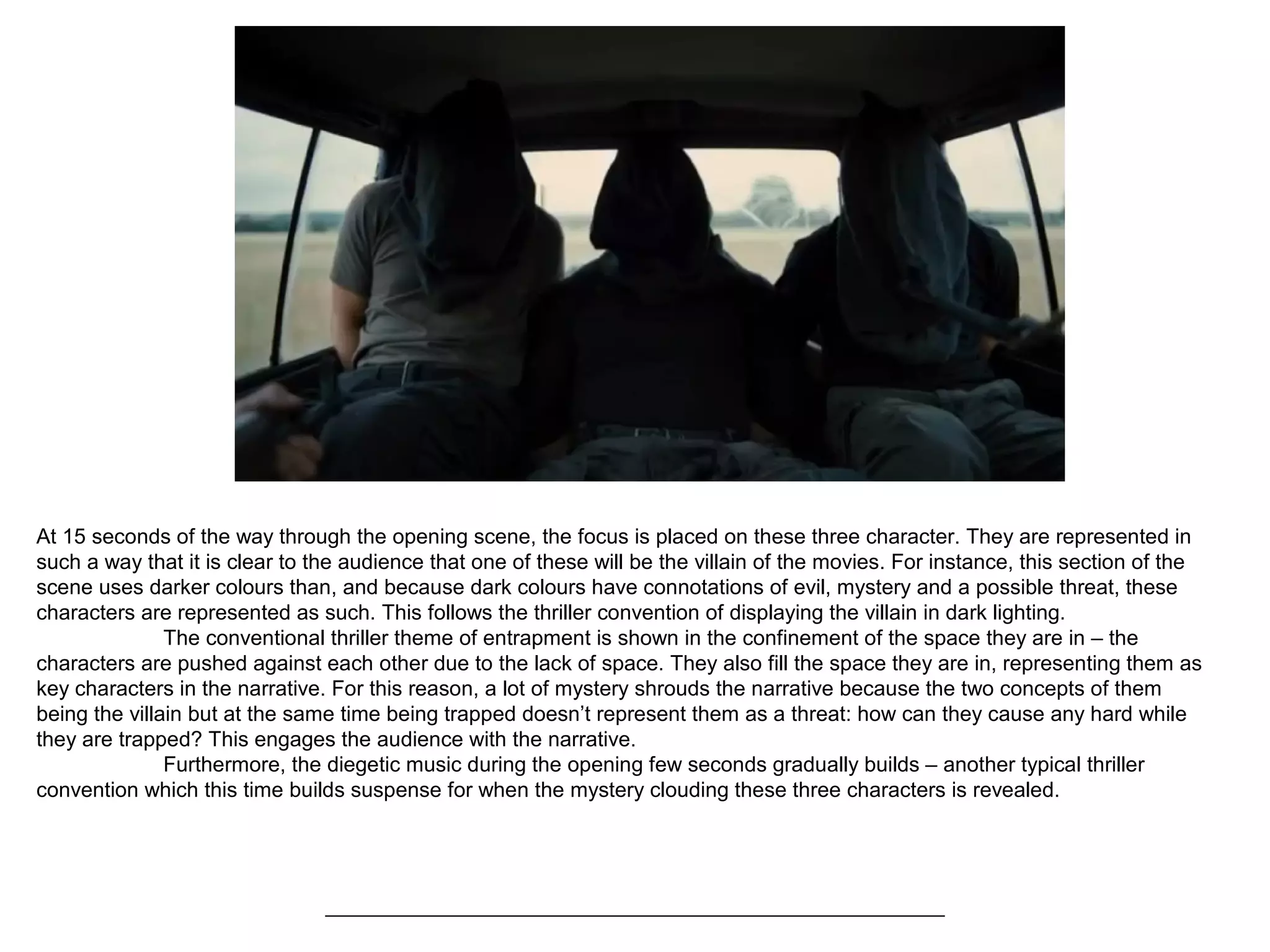 Dark knight rises opening scene analysis | PPT | Horror | Genres