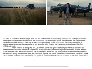 Dark knight rises opening scene analysis | PPT | Horror | Genres