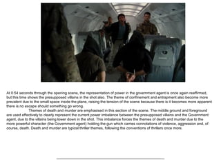 Dark knight rises opening scene analysis | PPT | Horror | Genres