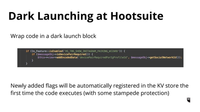 Dark launching with Consul at Hootsuite - Bill Monkman | PPT