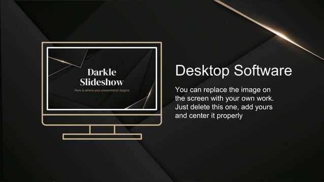 Darkle Slideshow by Slidesgo.pptx | Desktop Publishing | Computer ...