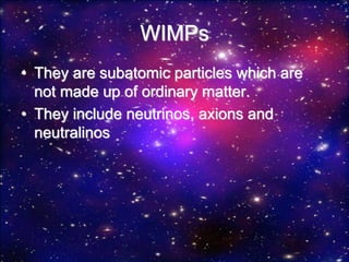 Dark Matter Group AC 8 | PPTX