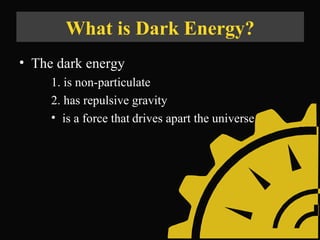 Dark Matter Theory Powerpoint