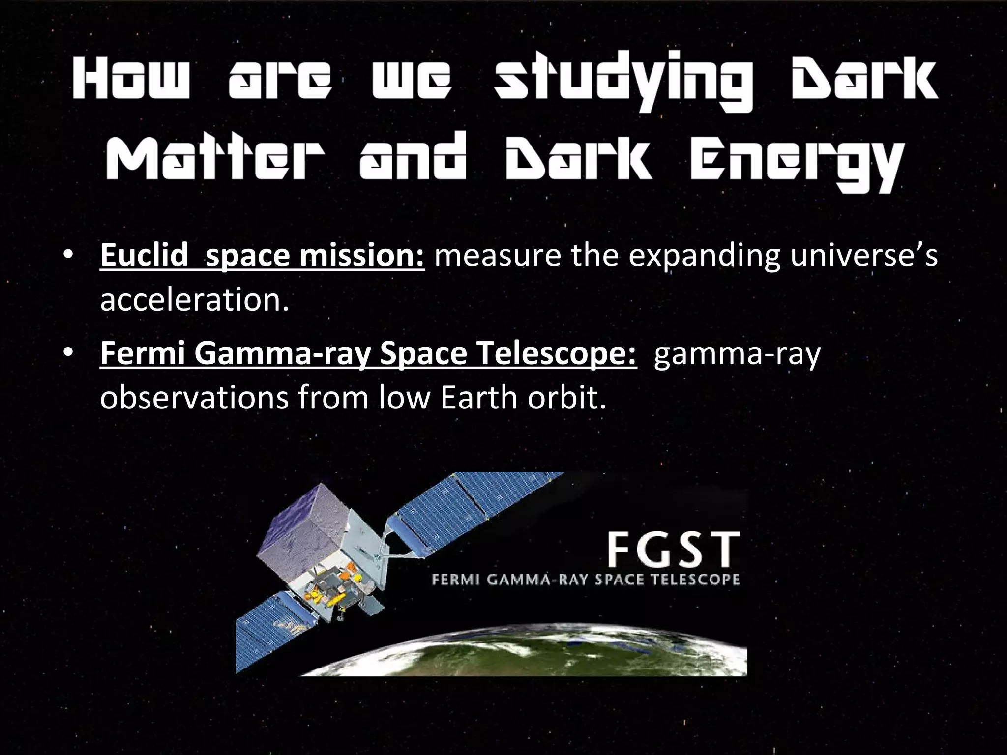 Dark matter and dark energy (1) | PPT