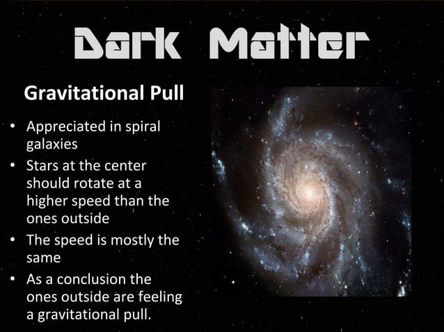 Dark matter and dark energy (1) | PPT | Physics | Science