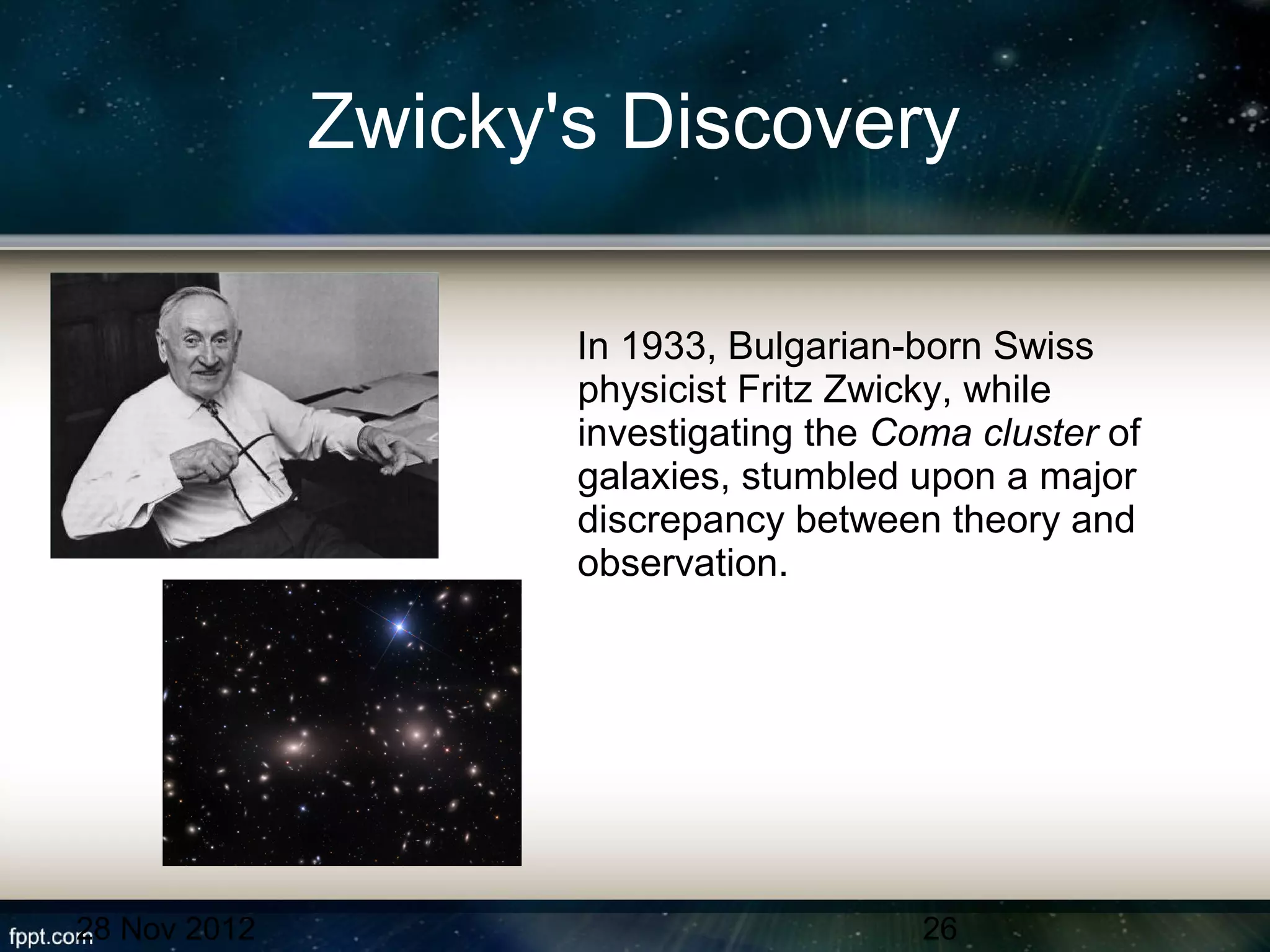 Dark Matter and Dark Energy | PPT