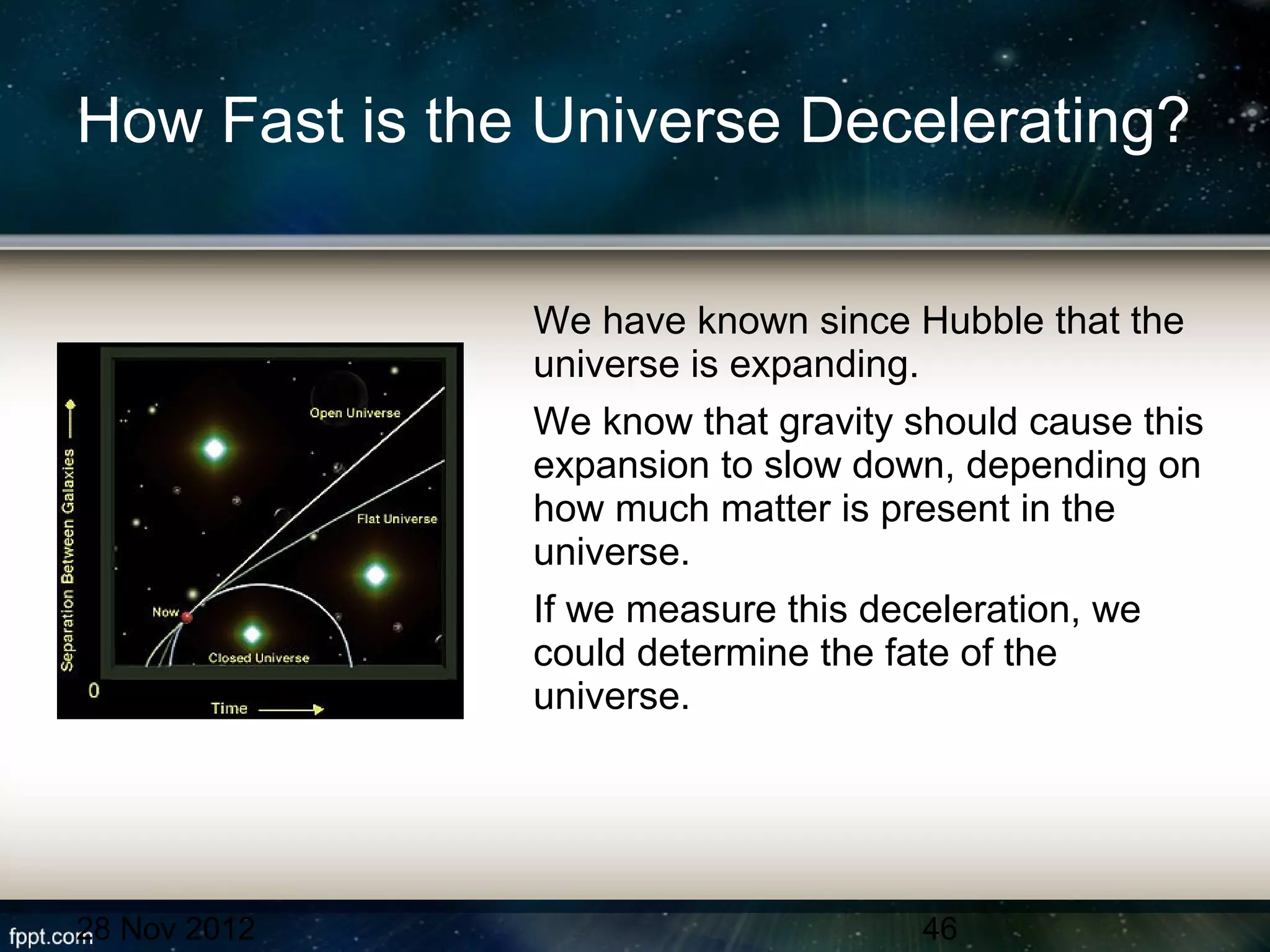 Dark Matter and Dark Energy | PPT