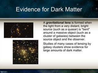 Dark Matter and Dark Energy | PPT