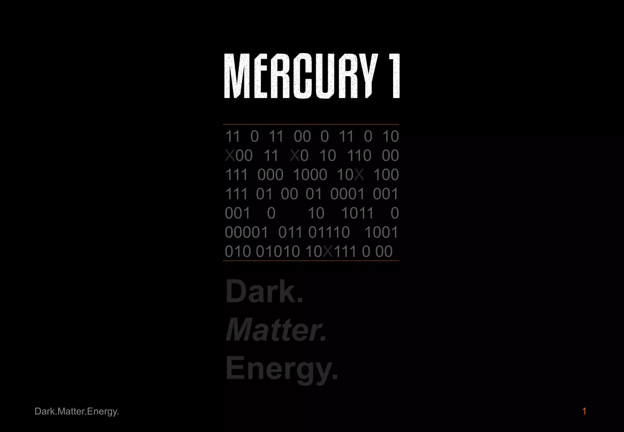 Dark matterenergy m1 | PPT