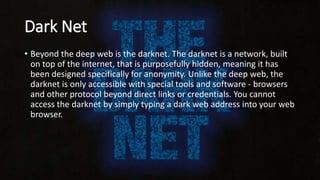 Dark net | PPTX