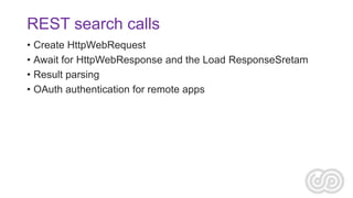 SharePoint 2013 Search Based Solutions | PPT