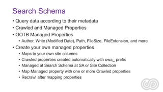 SharePoint 2013 Search Based Solutions | PPTX