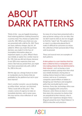 Dark Patterns Report | PDF