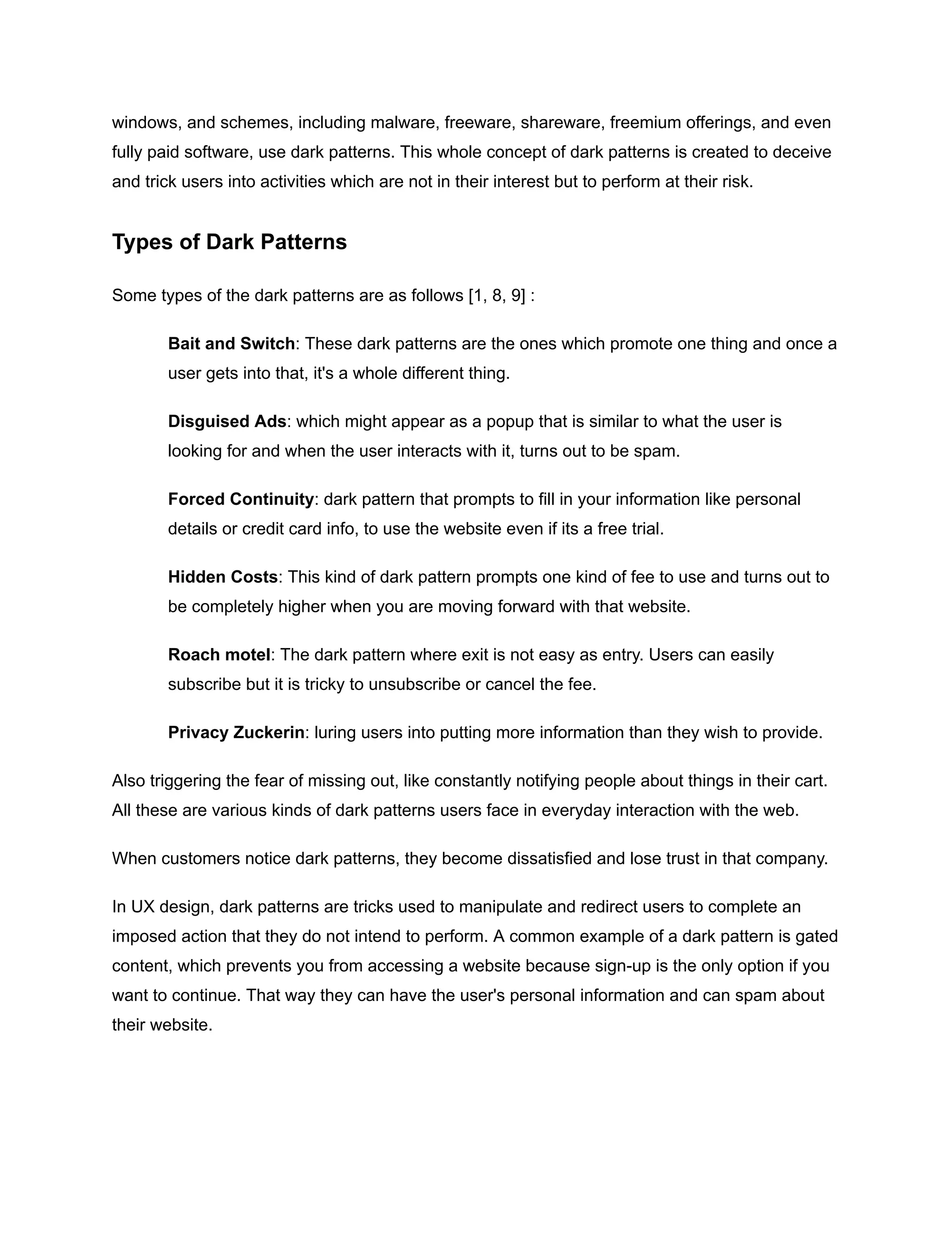 Dark Patterns Research Paper | PDF