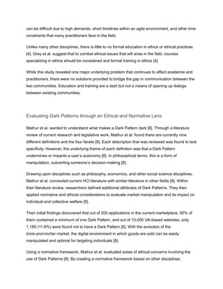 Dark Patterns Research Paper | PDF