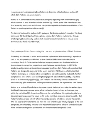 Dark Patterns Research Paper | PDF