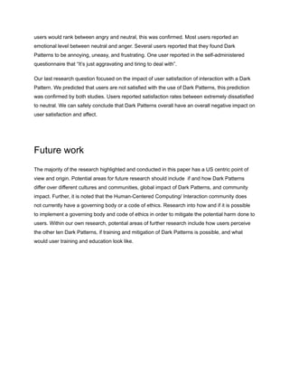 Dark Patterns Research Paper | PDF