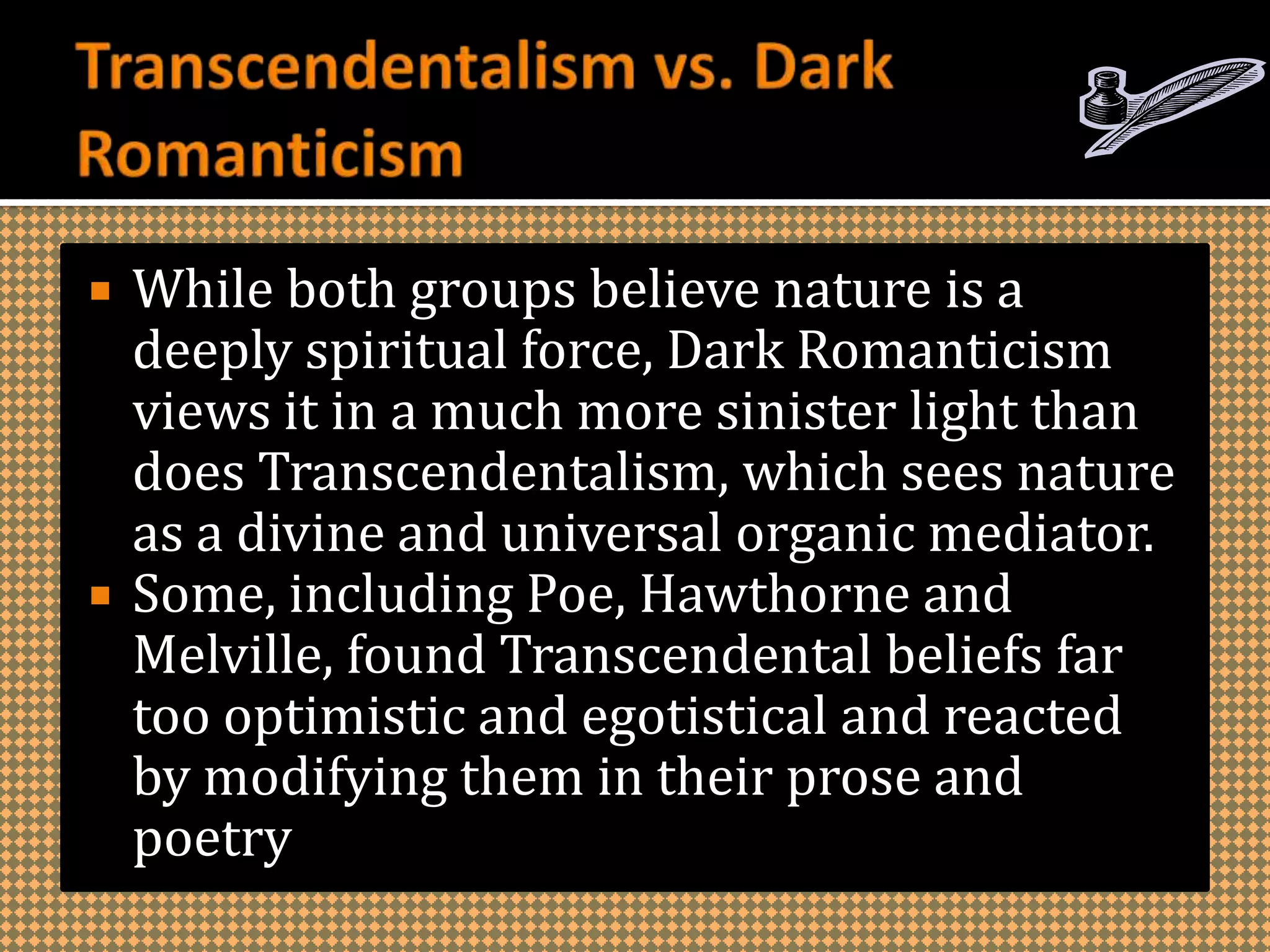 Dark romanticism | PPTX