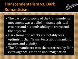 Dark romanticism | PPTX