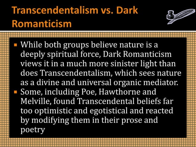 Dark romanticism | PPTX | Romance | Genres