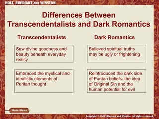 Dark romantics ppt | PPT