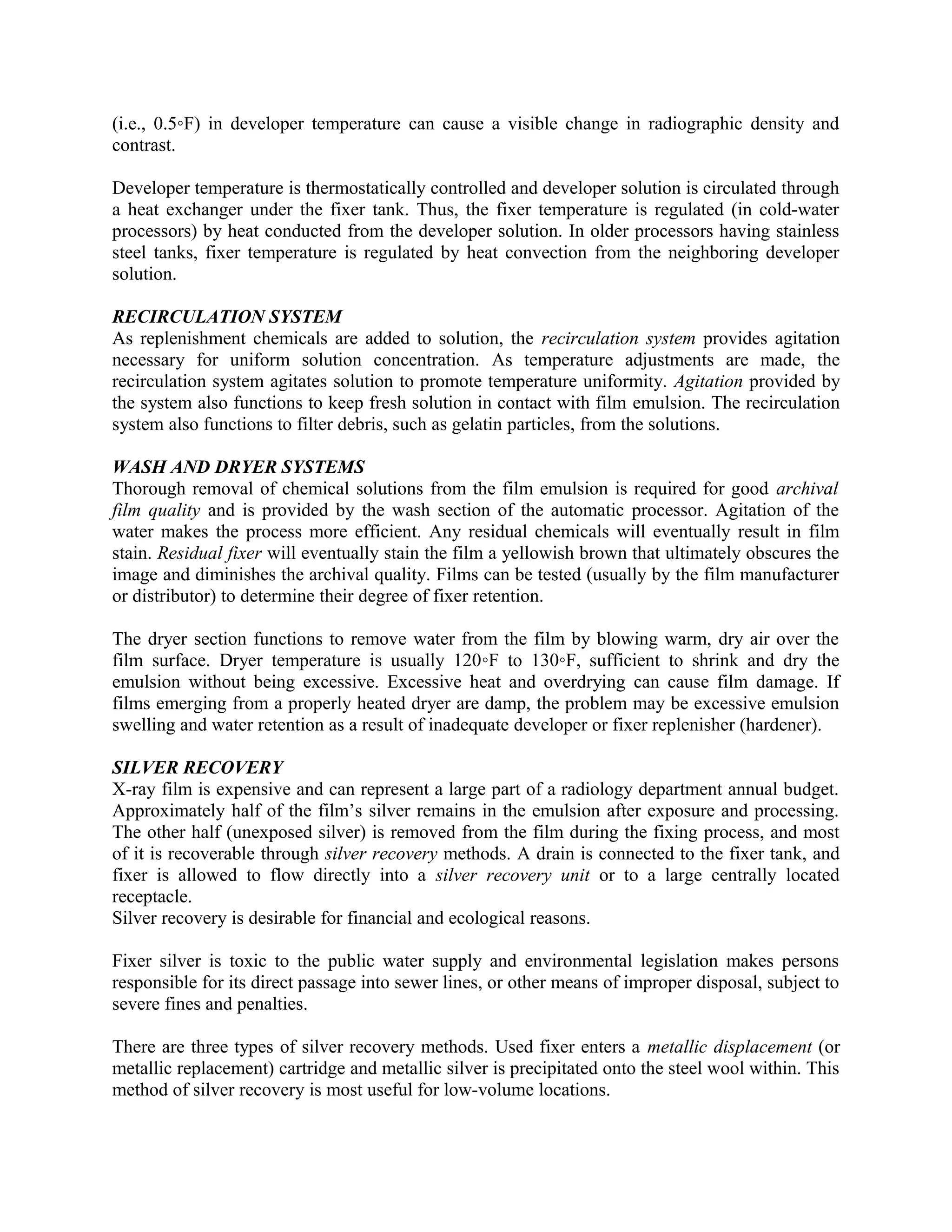 Darkroom procedures during Radiography | DOC